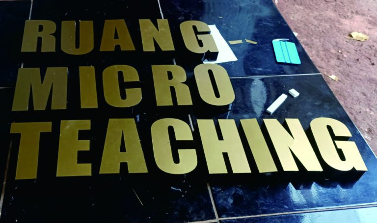 Huruf Timbul Ruang Micro Teaching – Intermika